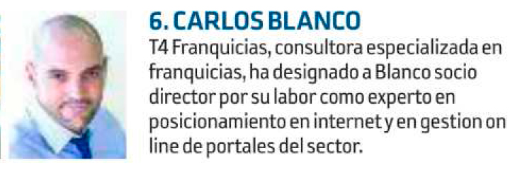 Carlos Blanco socio director de T4 Franquicias - T4franquicias.com